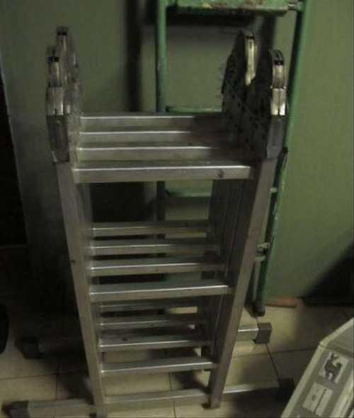 Лестница складная алюминиевая