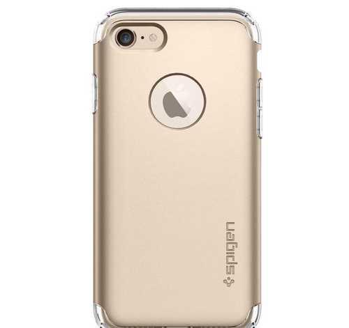 Чехол Spigen Hybrid Armor для iPhone 8/7 золотой