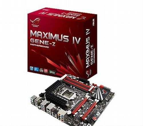 Связка i7 2600k+asus maximus iv gene-z