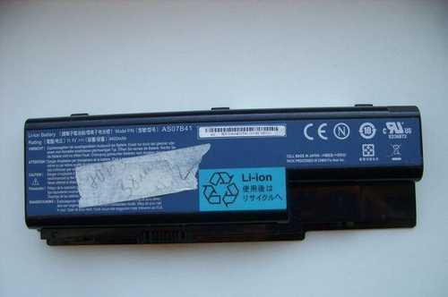 Оригинальная аккумуляторная батарея Acer as07b41