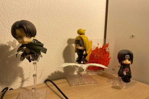 Аниме фигурка Nendoroid (Levi, Deidara, Itachi)