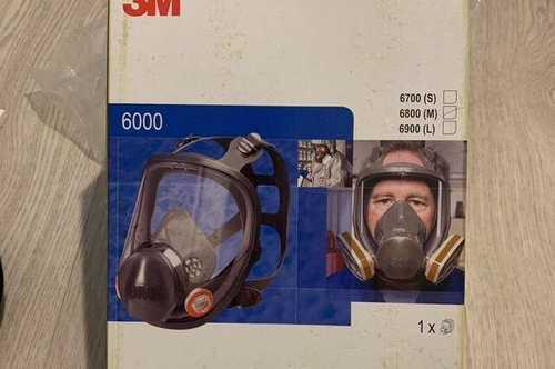 Полнолицевая маска 3м 6800 (М) с фильтрами