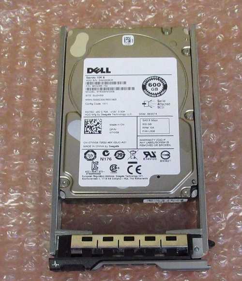 Жесткий диск Dell 600Gb 7YX58 SAS 2.5