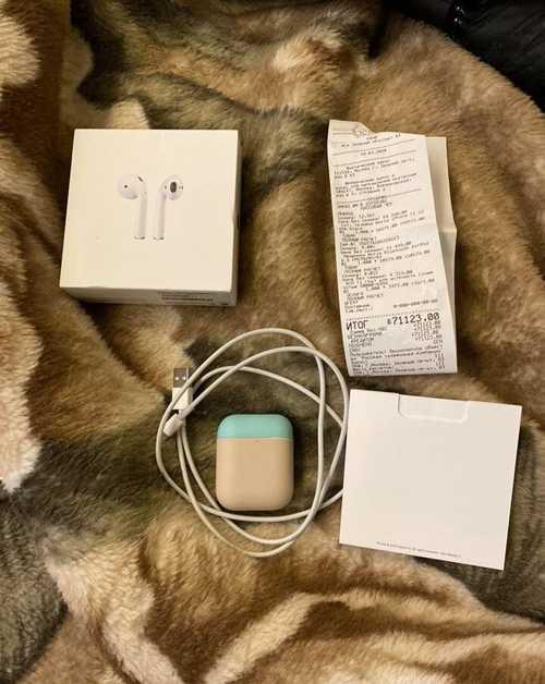 Наушники apple airpods 2 w/charging case