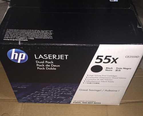 Картридж HP LJ P3015 ce255xd