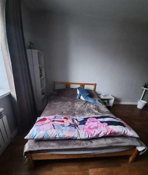 Кровать + Матрас 140х200 IKEA б/у