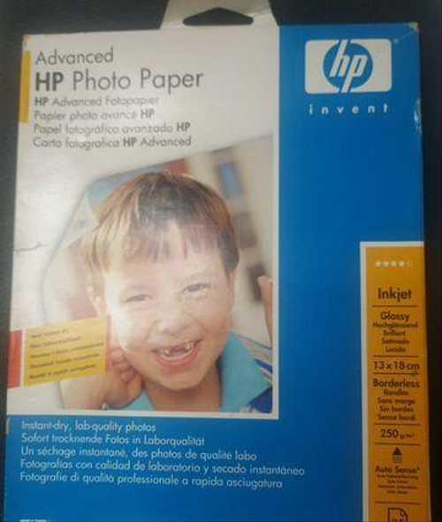 Фотобумага hp advanced 13х18