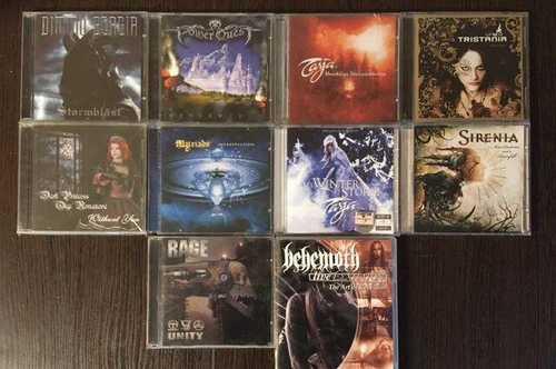 DVD и cd диски Rock, Metal