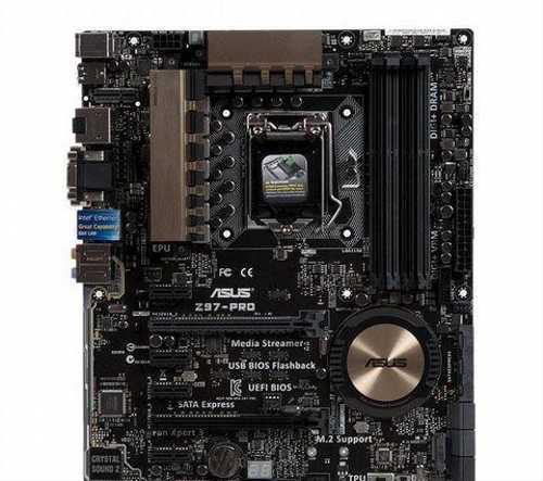 Материнская плата Asus z97 pro (wi-fi oc)