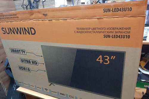 Телевизор led sunwind 43 sun-led43u10 арт.52632