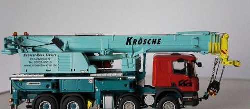 1/50 кран Liebherr LTF 1060 Scania Krosche редкий