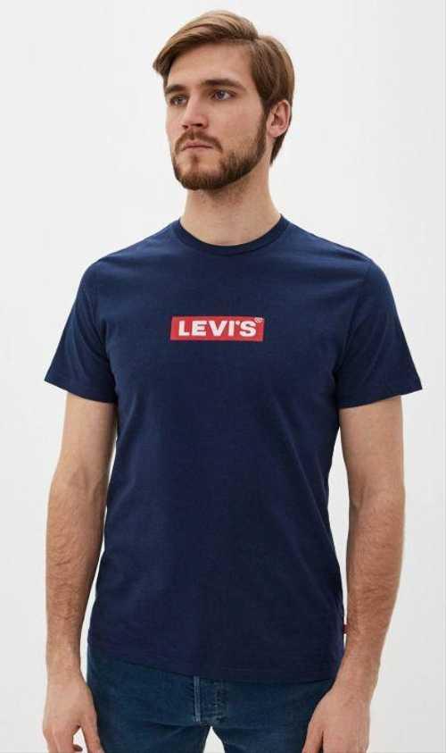 Футболка Levis синяя р 2XL пр-во Турция новая ориг