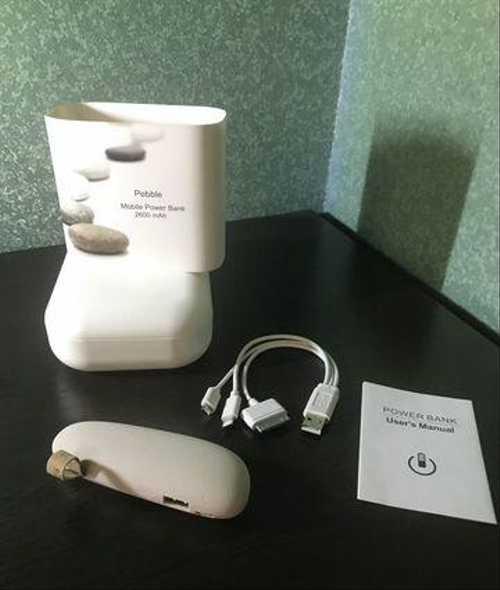Мобильный power bank Pebble 2600 mAh