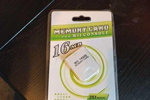 Карта памяти GameCube Wii