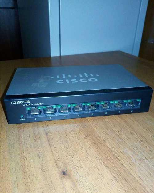 Коммутатор Cisco SG100D-08