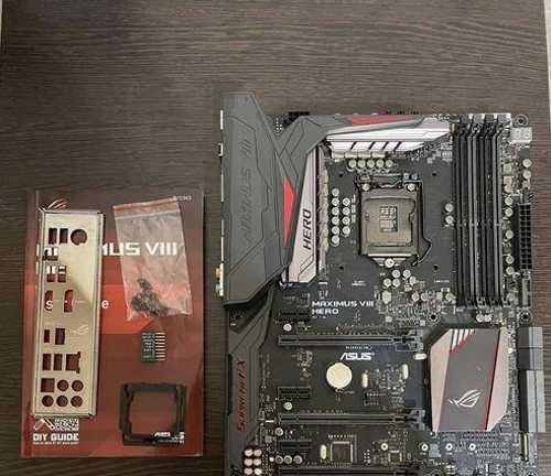 Материнская плата asus ROG maximus viii hero