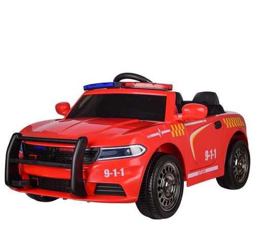 Электромобиль детский dodge police red