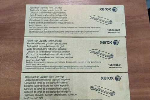 Картриджи Xerox 106r03521, 106r03523, 106r03522