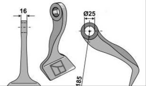 Молоток (нож, резец) для косилки Desvoys
