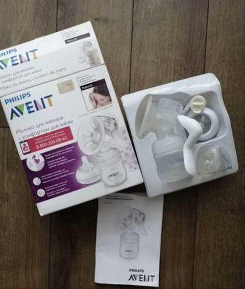 Молокоотсос ручной philips avent