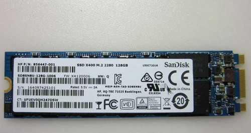 Ssd X400 M2 2280 128GB