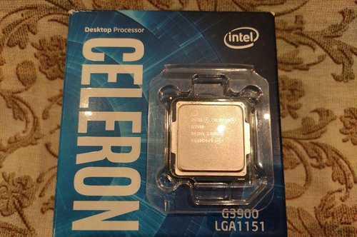 Процессор Intel Celeron G3900 LGA1151 BOX с куллер