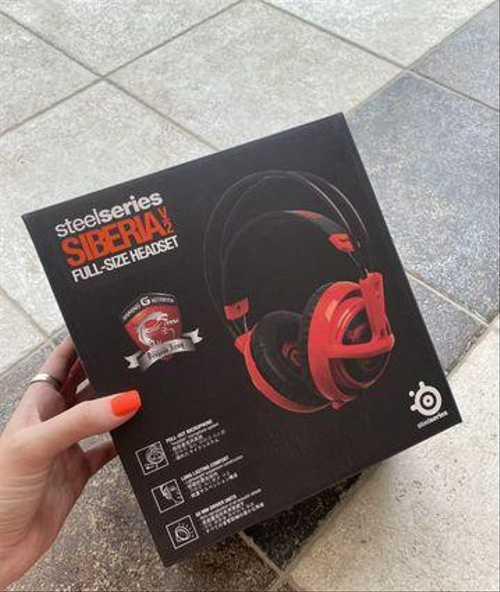 Наушники с микрофоном steelseries