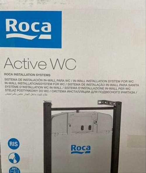 Инсталляция Roca active WC с кнопкой