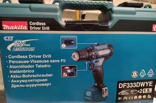 Makita df333dwye Новый гарантия