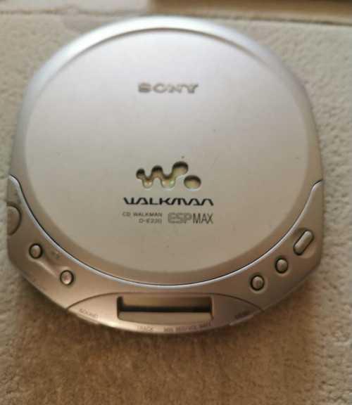 Sony DE221 Cd Walkman персональный CD-плеер-серебр