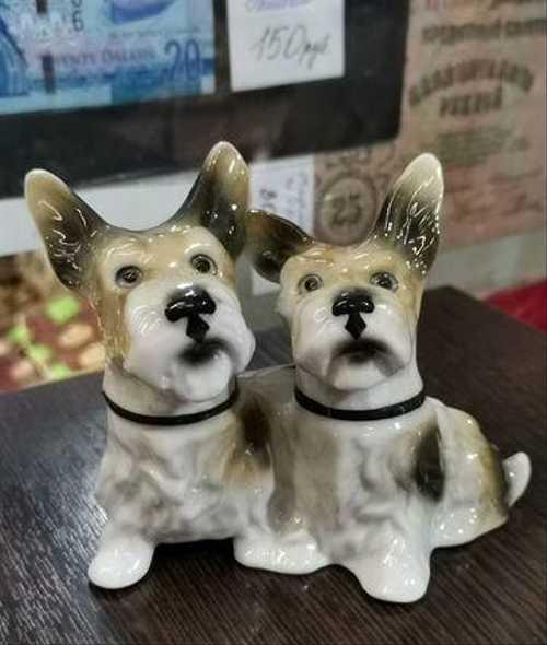 Статуэтка фарфоровая Собаки Терьеры Германия