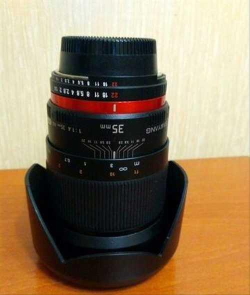 Объектив Samyang 35mm F1,4 для Nikon