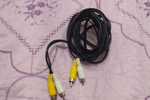 Кабель 2rca-2rca 3м