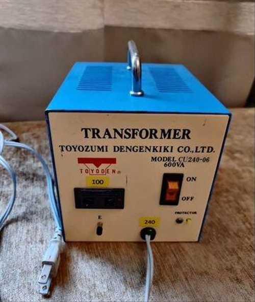 Трансформатор Toyozumi на 100 В