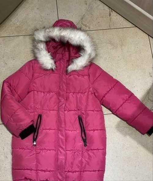 Куртка пальто для девочки 134-140 см