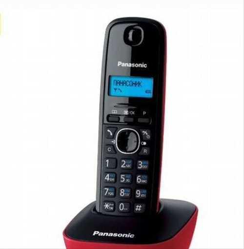 Радиотелефон Panasonic KX-TG1611 красный