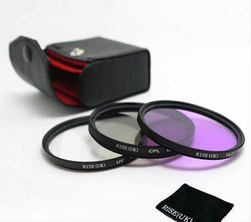 Комплект фото-видео фильтров 72 мм UV FL-D CPL