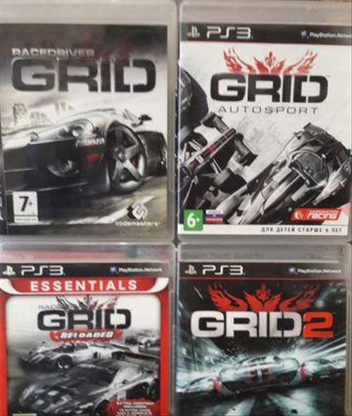 Игры для PS3 серии Grid