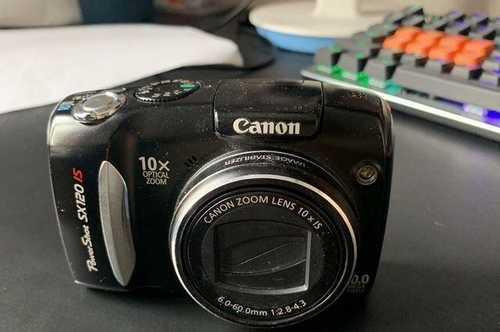 Компактный фотоаппарат canon power shot sx120 is