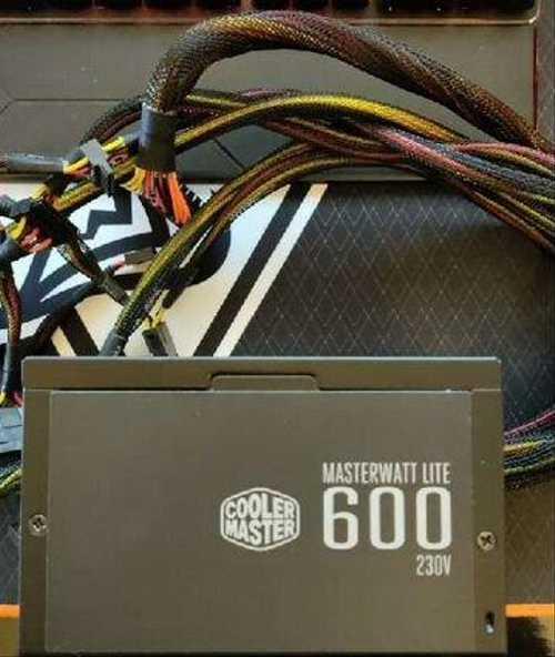 Блок питания 600w cooler master