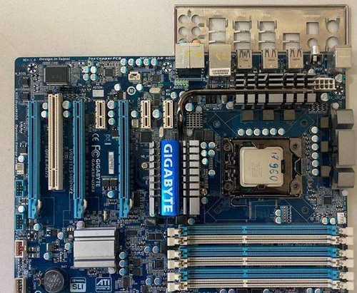 LGA 1366 Gigabyte GA-X58-USB3 + i7-960