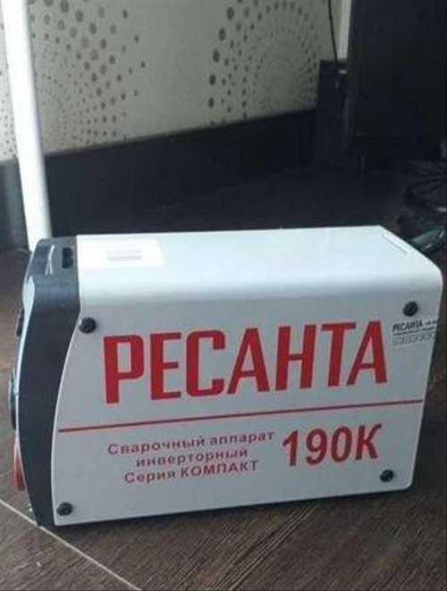 Новый сварочный аппарат ресанта саи-190К