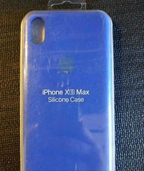 Чехол для iPhone XS Max Silicon case Apple WS
