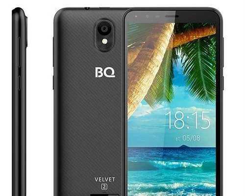 Смартфон BQ 5302G Velvet 2 Черный, Бирюзовый