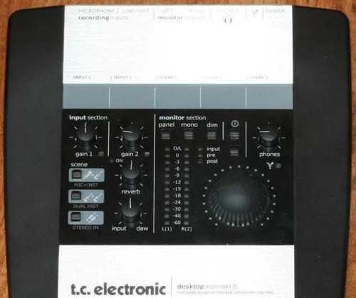 Аудио интерфейс - TC Electronic Konnekt 6 FireWire