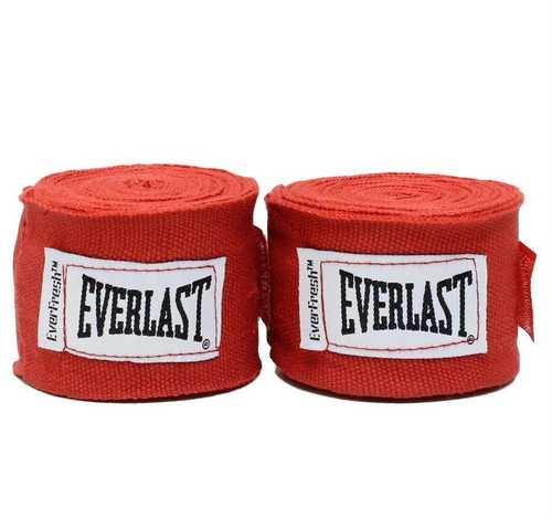 Бинты эластичные Everlast 3.5 м. - красные