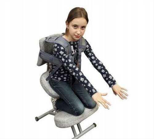 Ортопедический коленный стул для школьника