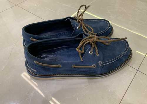 Топсайдеры Sperry 10 US (43) синяя замша