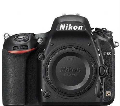 Фотоаппарат зеркальный Nikon D750 Body Black