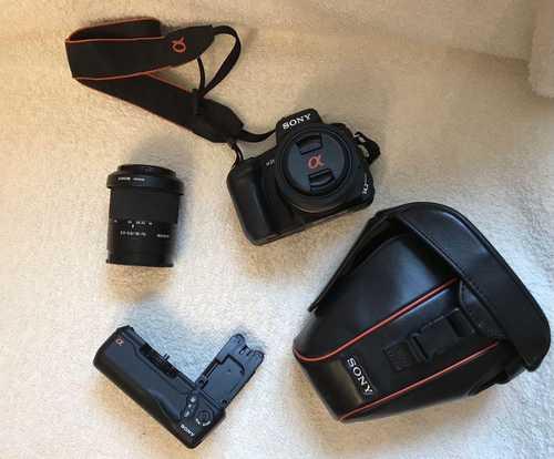 Новый Sony Alfa a350 с полным комплектом